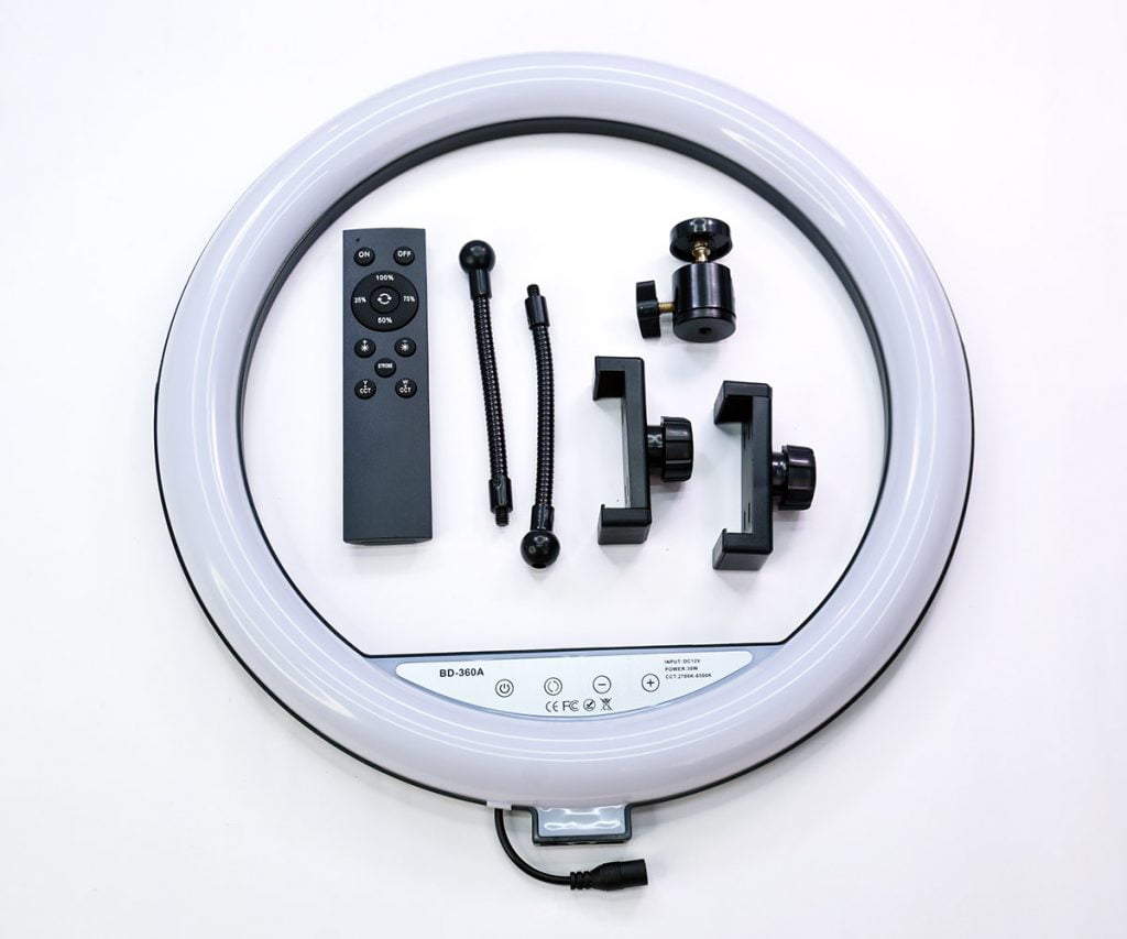 BD-360 Touch Selfie LED Ring Fill Light 14 inch with Tripod – CM Shop