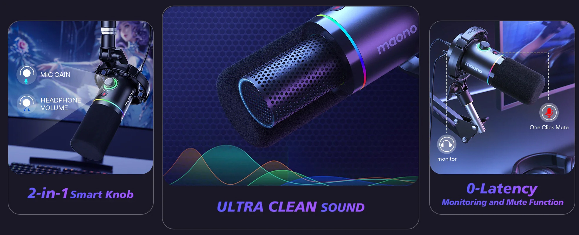 MAONO PD200X USB/XLR Dynamic Microphone - CM Shop