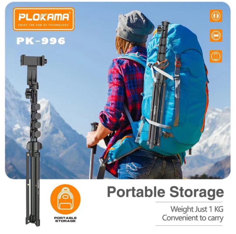 PLOKAMA PK996 Multifunctional Tripod Stand 5.5F - CM Shop